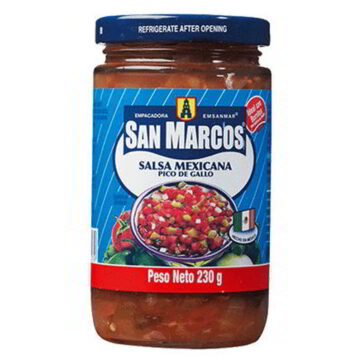 Salsa mexicana pico de gallo tarro 230g San marcos - Comercial Mexicana ...
